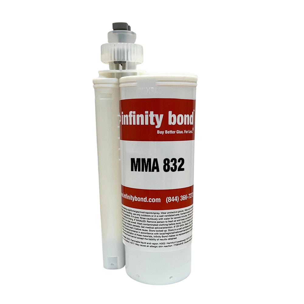 Infinity Bond MMA 832 Impact-Resistant Structural Adhesive